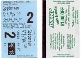 Sensible Cinema Box Office Pro for DOS