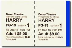 Sensible Cinema Box Office Pro for DOS